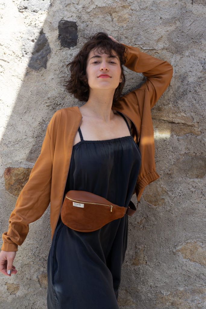 Bauchtasche ERDE - frisch Beutel - Coole Hipbag in braun